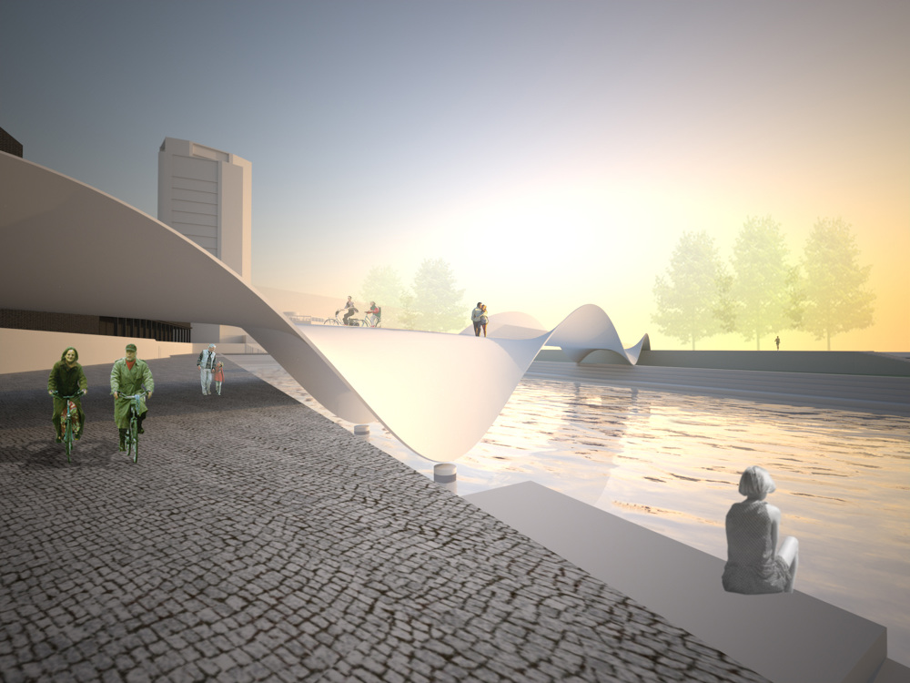 Venlo Pedestrian Bridge - IND [Inter.National.Design]