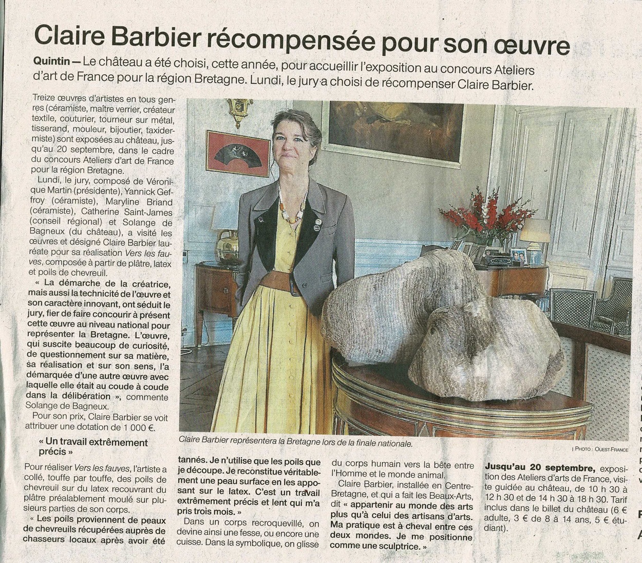 Ouest-France - clairebarbier.com