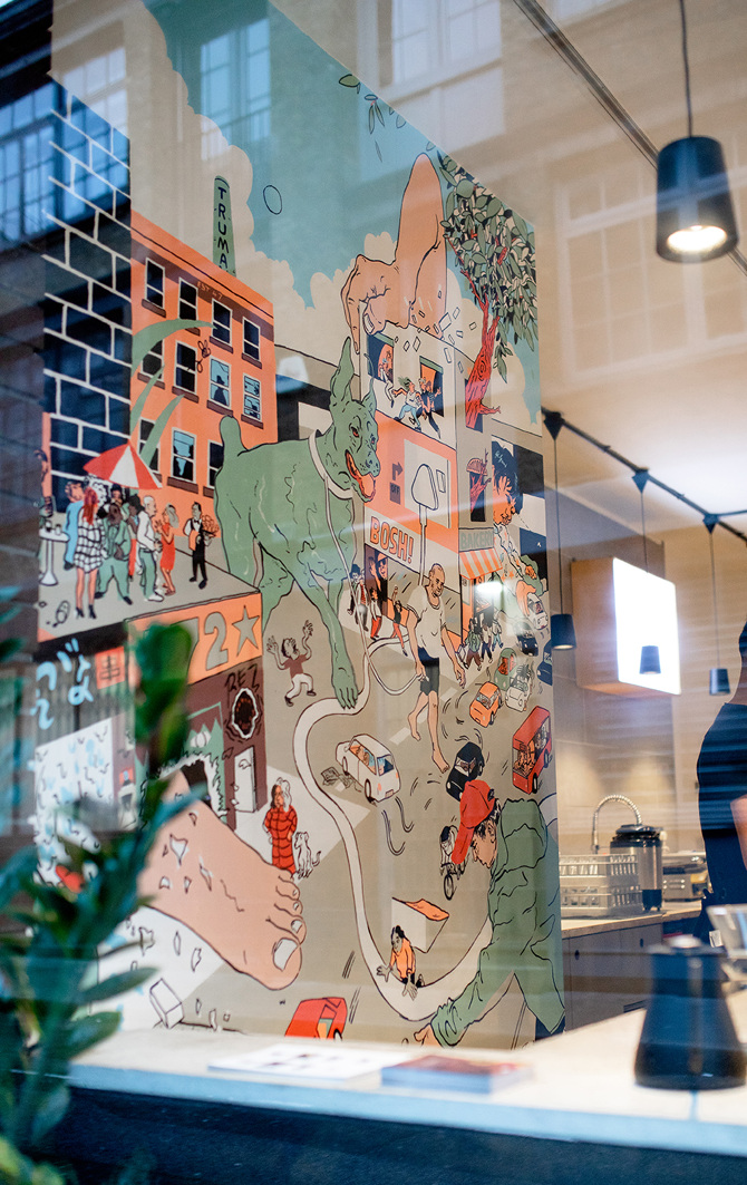 Origin Coffee Mural - Calum Heath