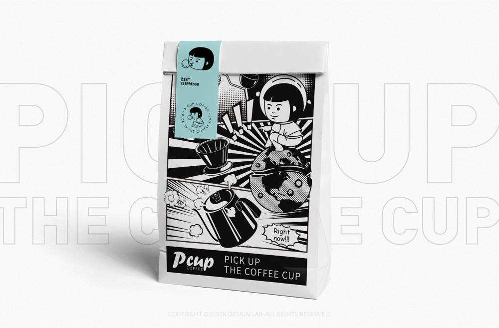 Pcup Coffee - LOOK DESIGN LAB