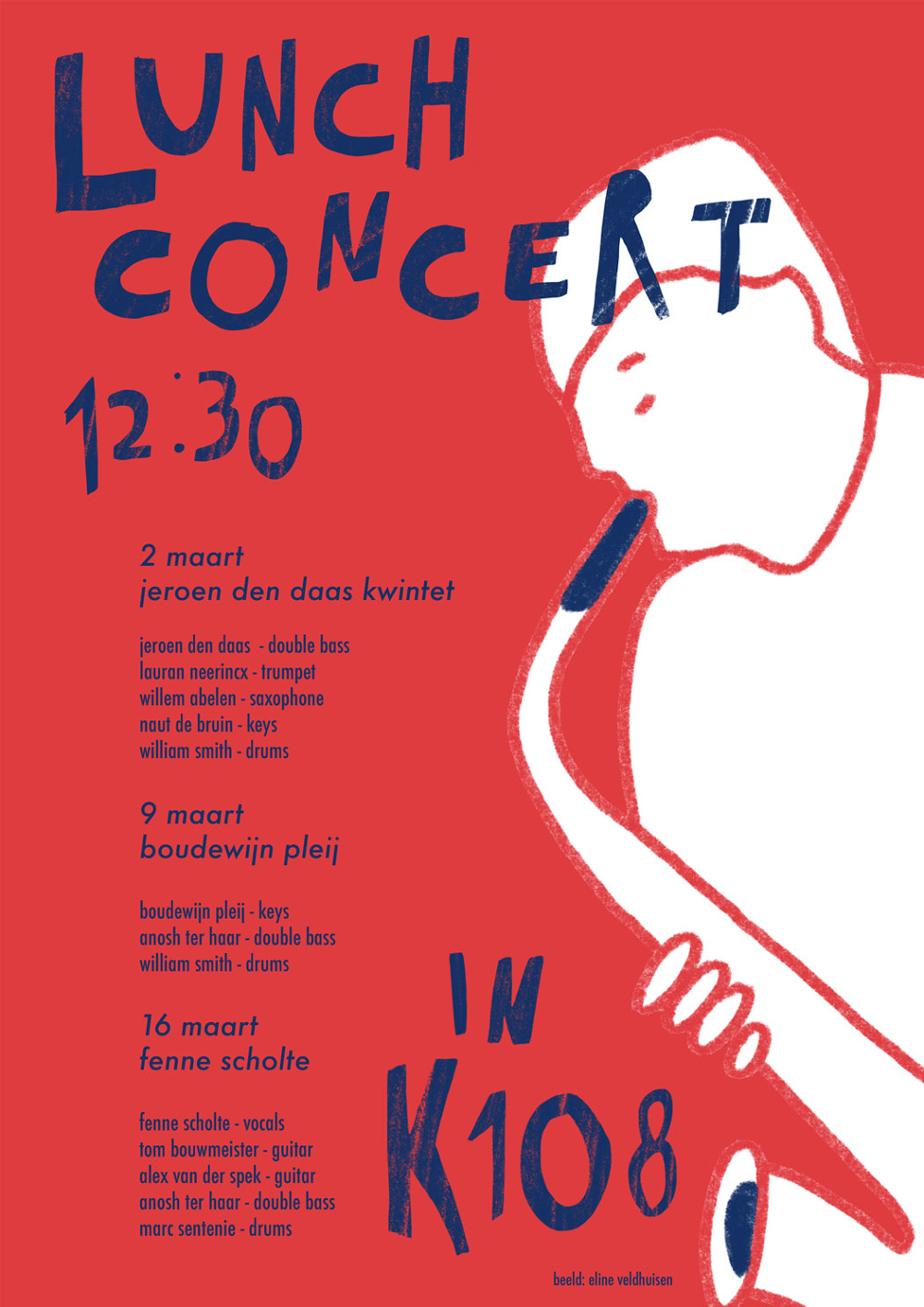 Lunch concerts HKU Conservatory - Eline Veldhuisen | Illustrator