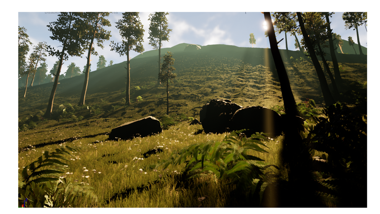 UE4 - Houdini landscape procedural generation - Mountains and Seas