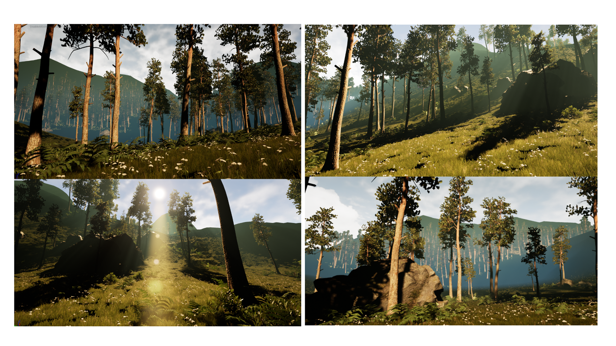UE4 - Houdini landscape procedural generation - Mountains and Seas