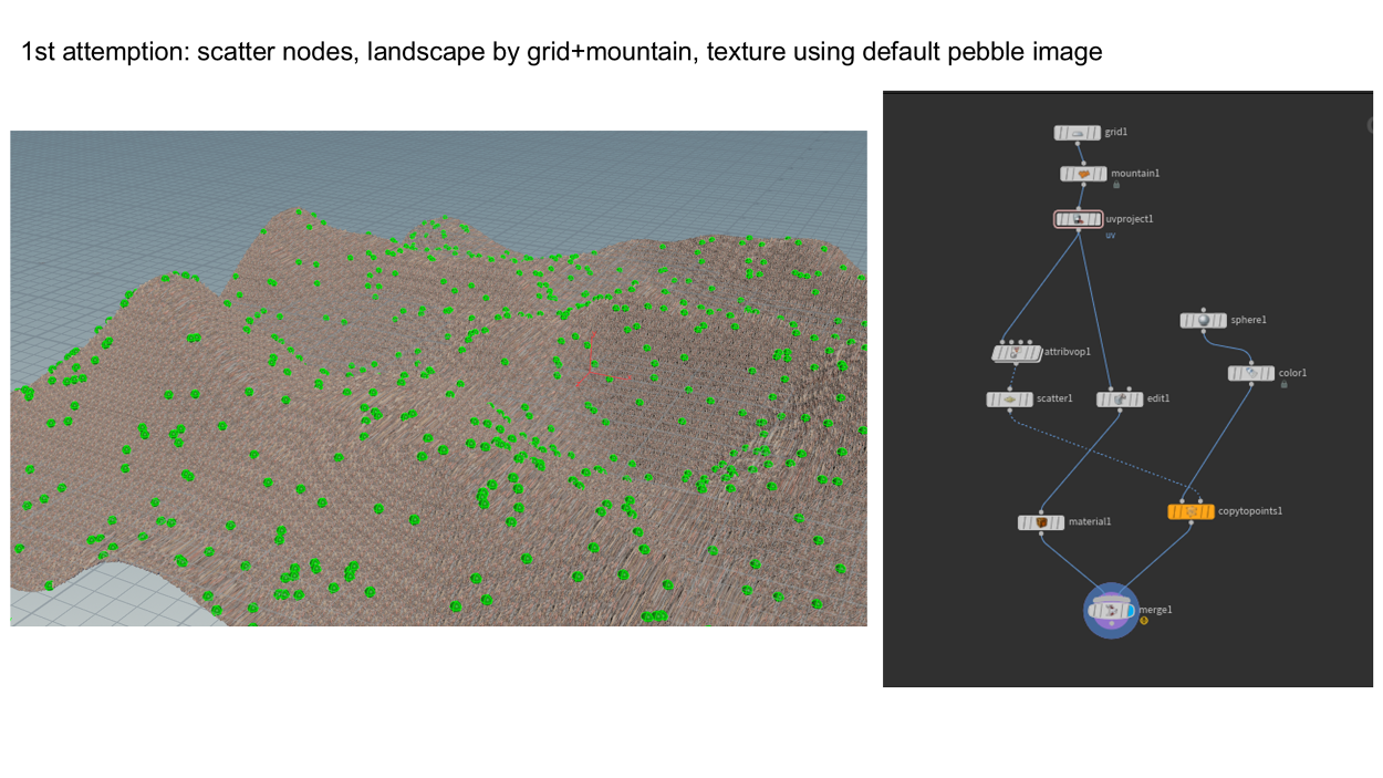 UE4 - Houdini landscape procedural generation - Mountains and Seas