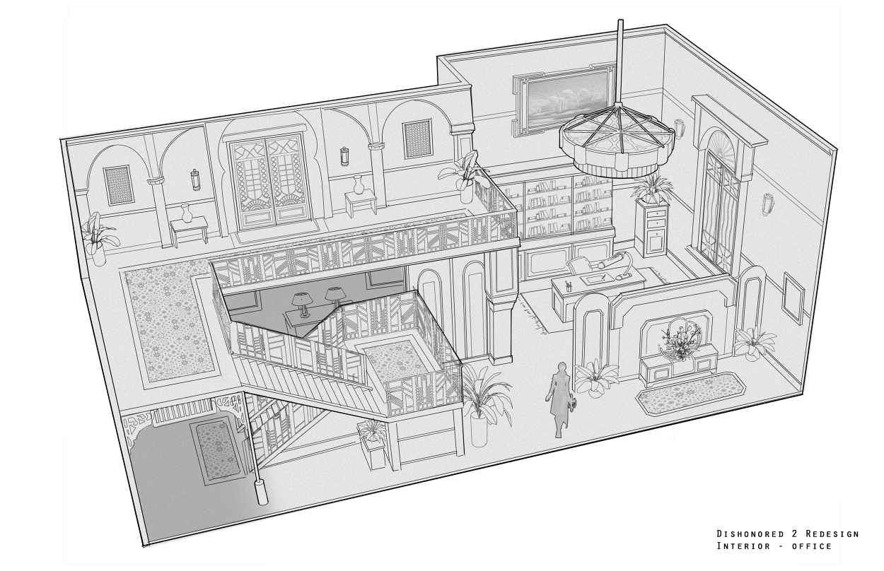 Dishonored 2 Redesign - Mountains and Seas