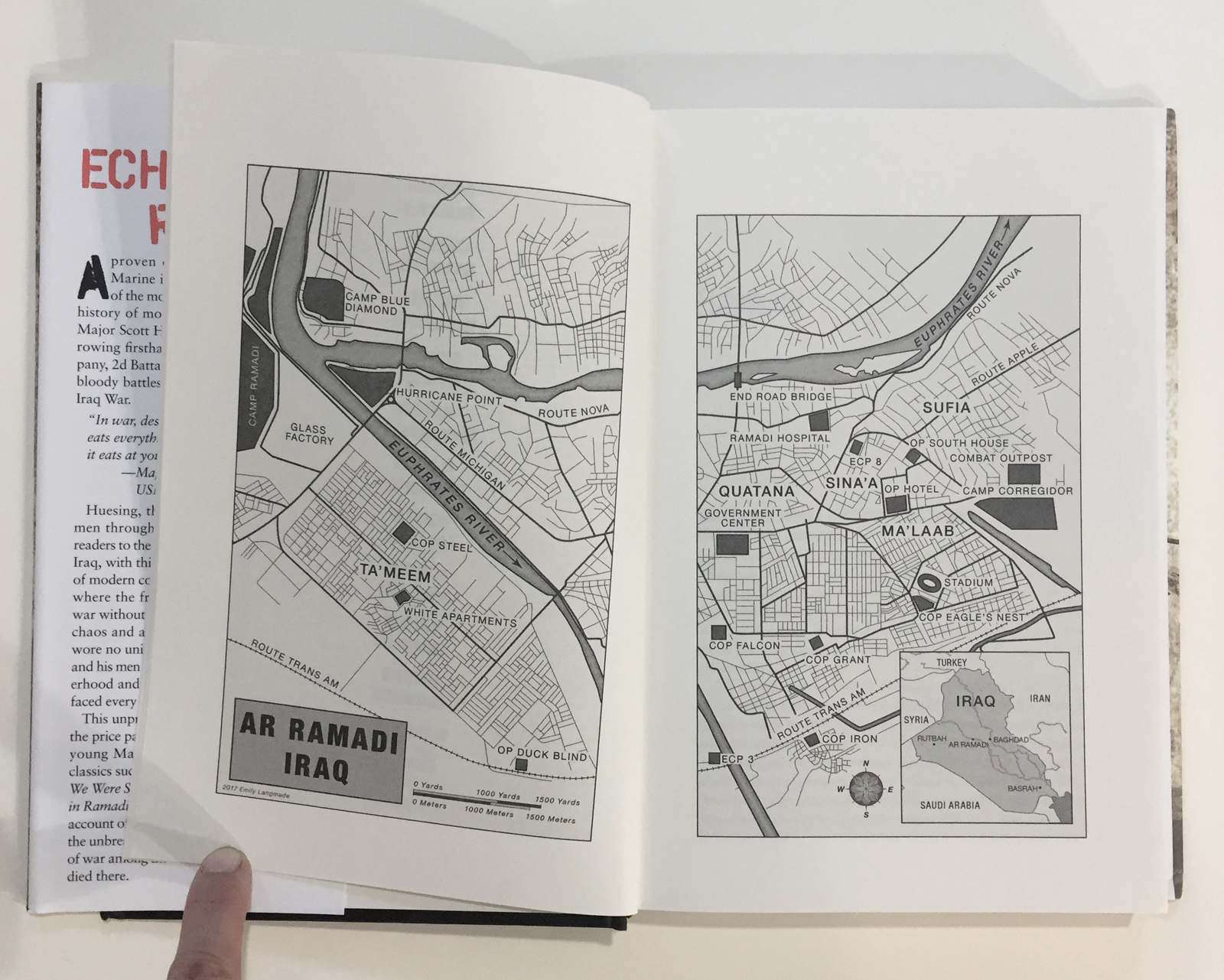 Echo in Ramadi - Maps by Emily Langmade