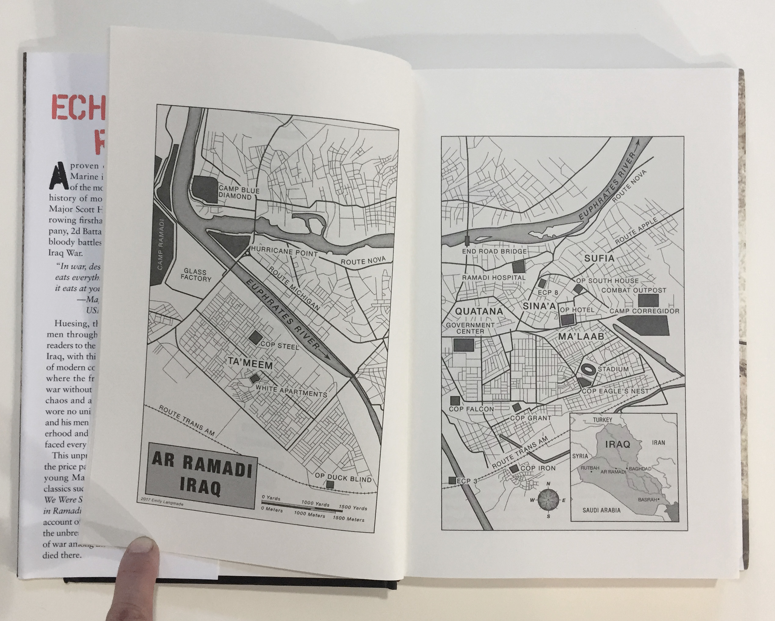 Echo in Ramadi - Maps by Emily Langmade
