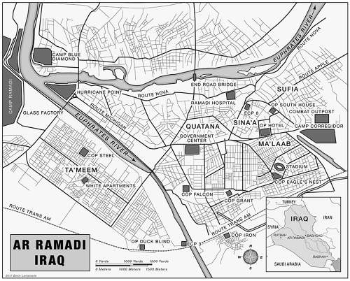 Echo in Ramadi - Maps by Emily Langmade