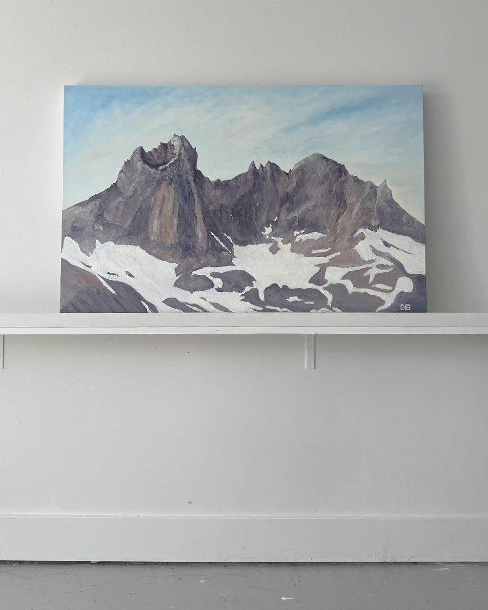 07 Mount Fee Crater from Brandywine Mountain - Chris O. Bennett paints ...