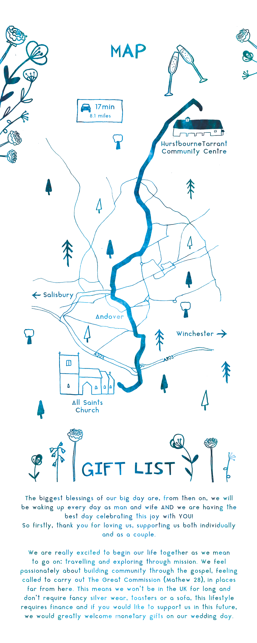 Wedding Map - Gorgi Pritchard