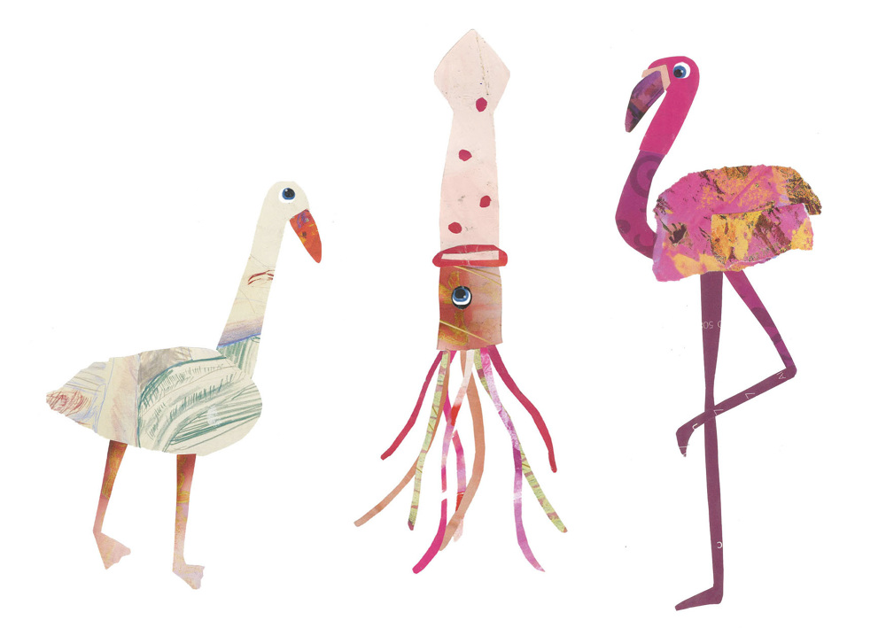 Collage Creatures - Amelia Brooks