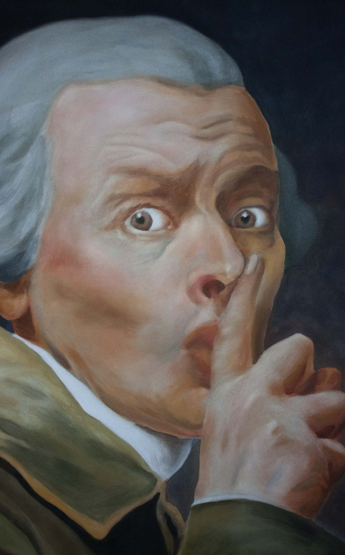 Joseph Ducreux Self Portrait Copy - scenic