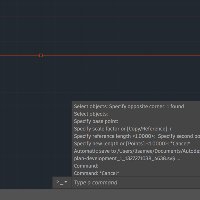 AutoCAD - Tracing the SCALED PLAN + SECTION - ESDPresentation-WhatFour?