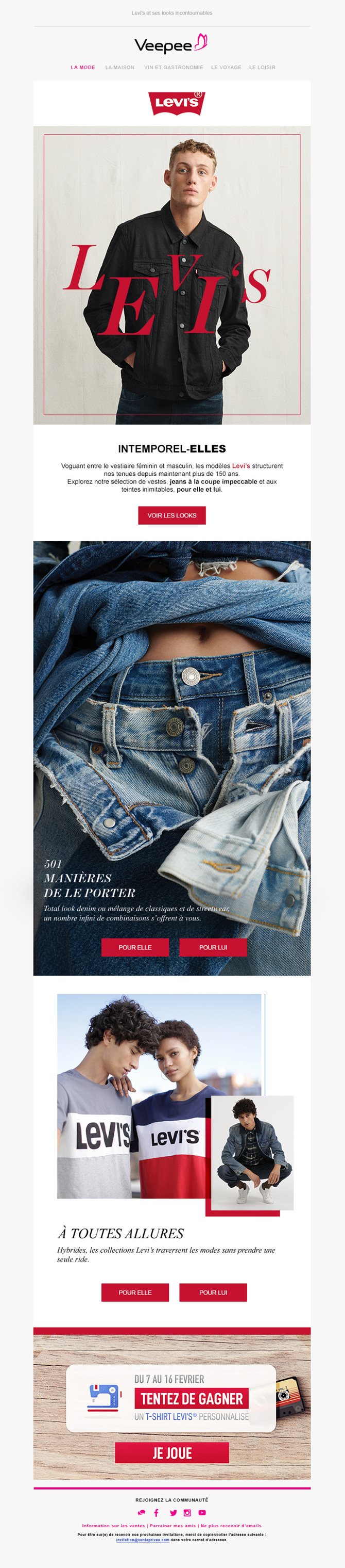 Campagne Levi's - Edin DACIC - Marketing portfolio