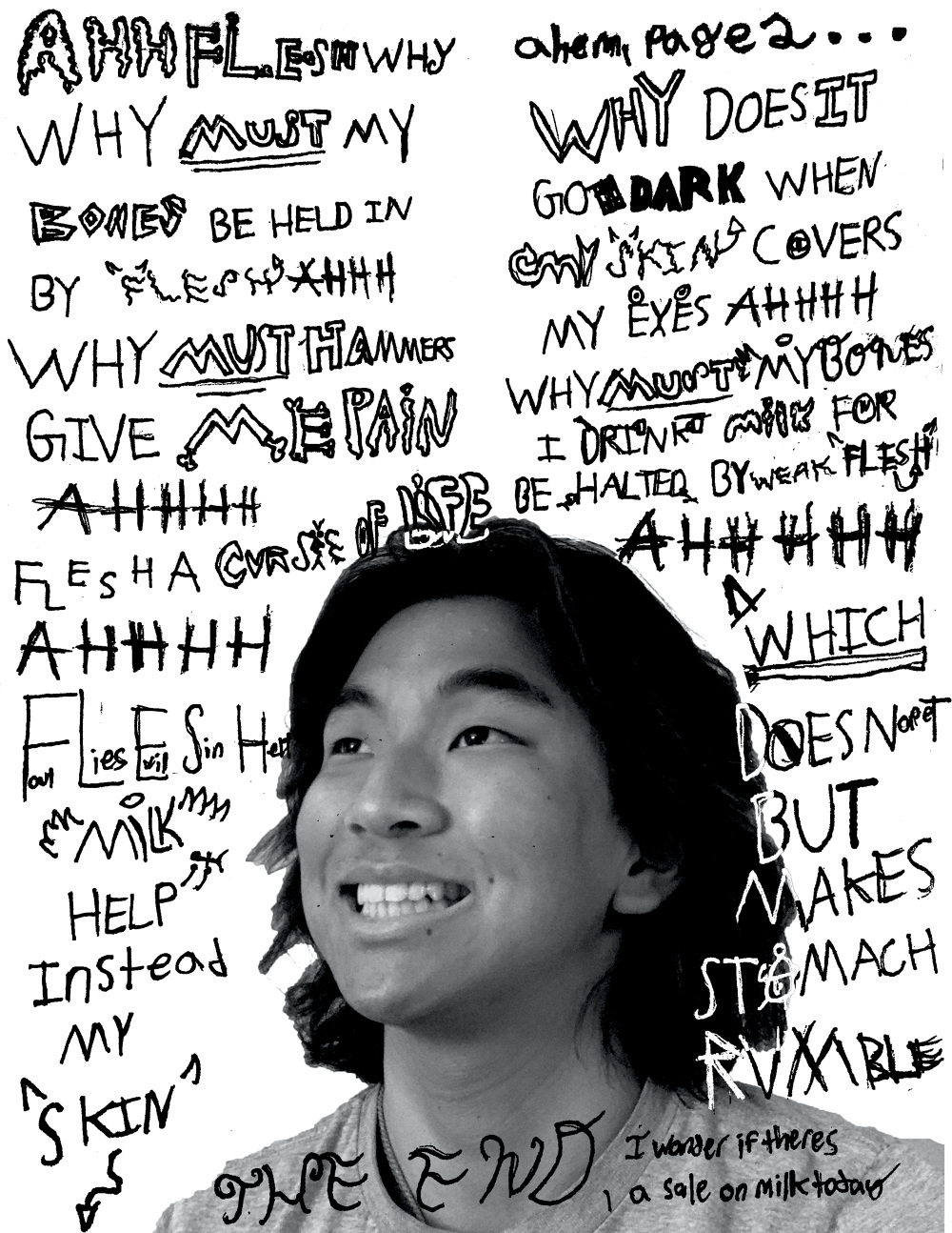 Portrait + Text - Multimedia Art @ Leland