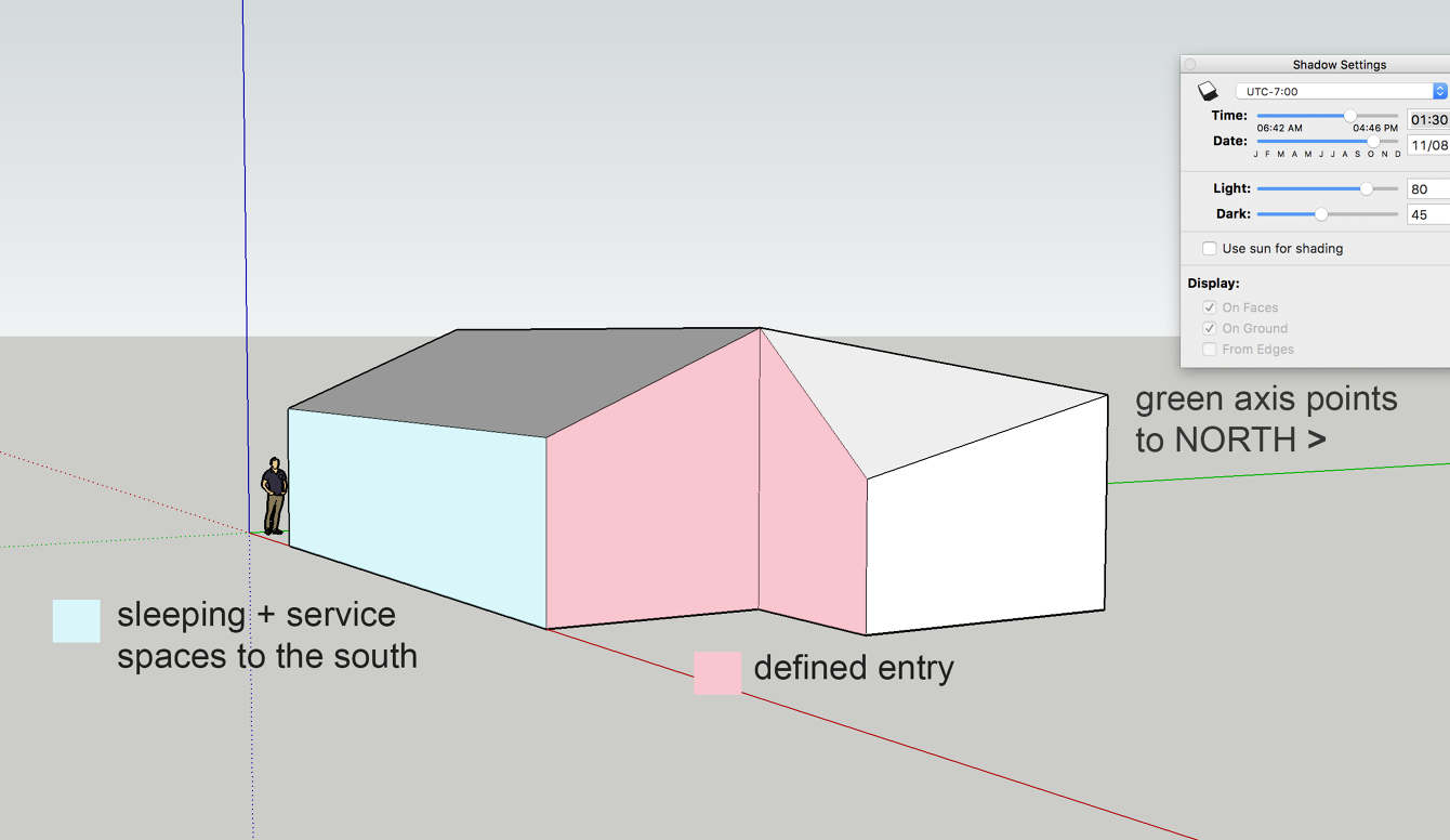 Massing, Sections + Shadow Diagrams - Frankie