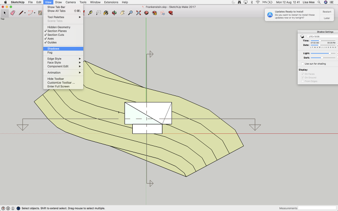 Massing, Sections + Shadow Diagrams - Frankie