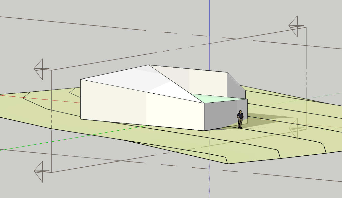 Massing, Sections + Shadow Diagrams - Frankie