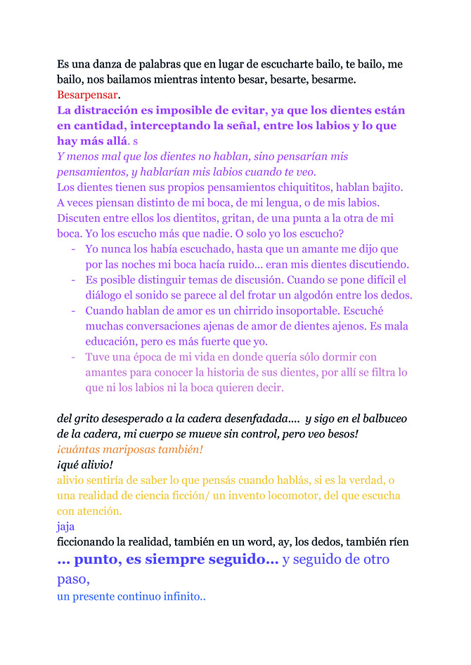 ¿cómo leer los labios y los pensamientos? - ¿cómo coreografiar un texto ...