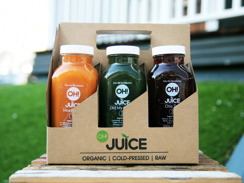 Oh! Juice Logo Design & Branding - WNR