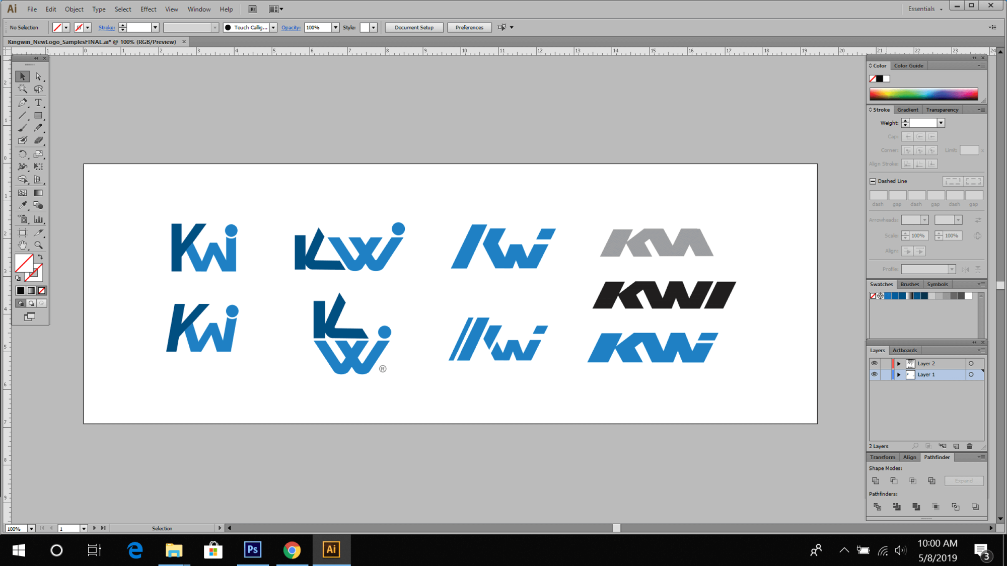 Kingwin Logo Design - WNR