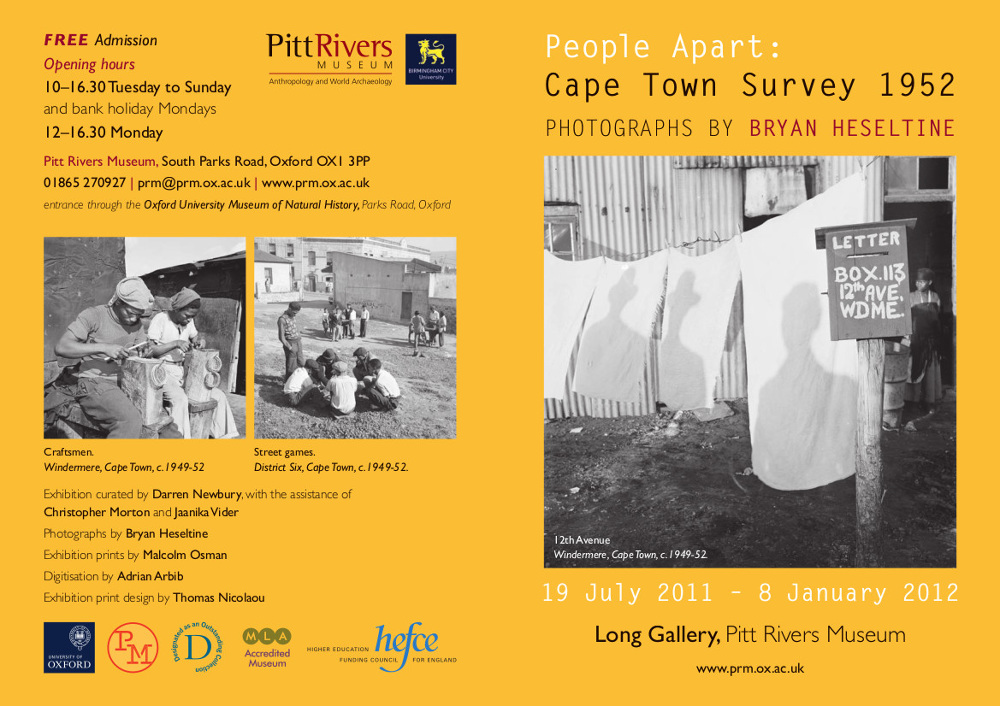 Bryan Heseltine, Pitt Rivers Museum - nicolaoustudio