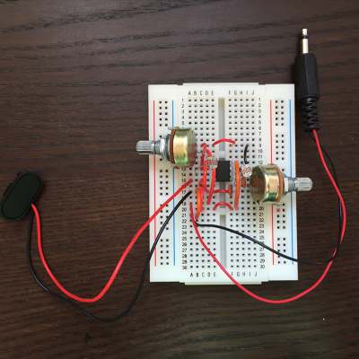 prototyping optical theremin - noiselab