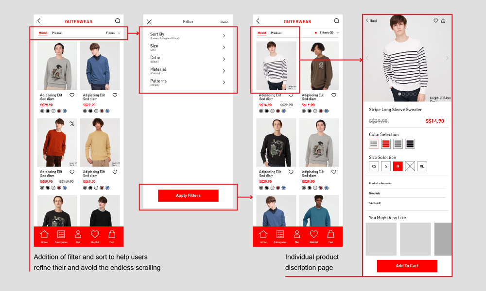 Uniqlo Mobile App - Lee Pei