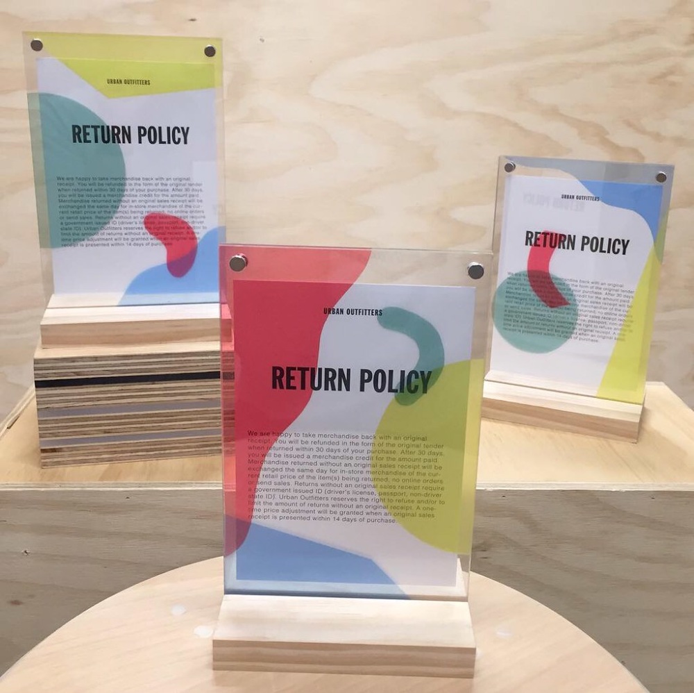 Retail Installations - Stephanie Tan Urban Outfitters Display