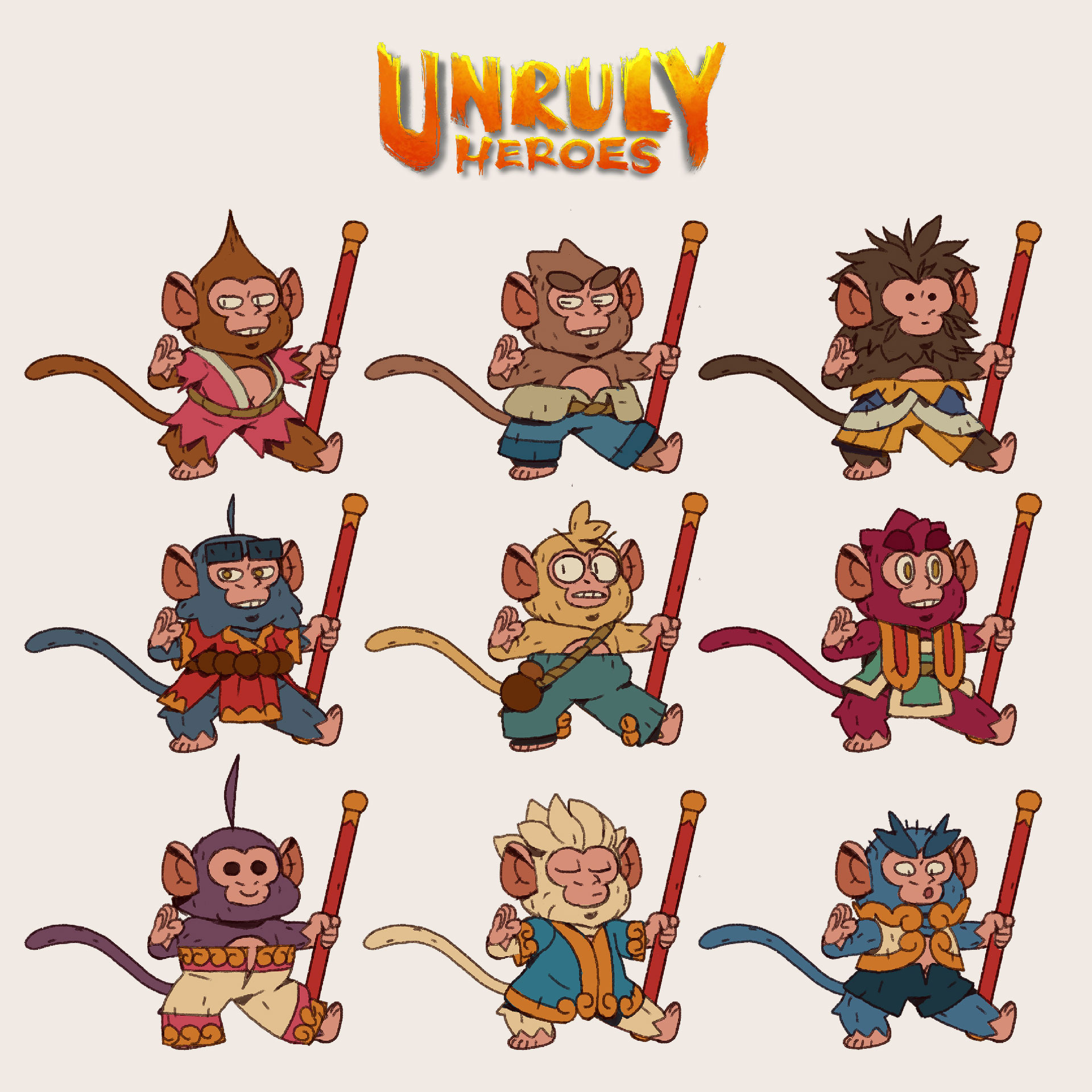 Unruly Heroes - Alexandre Diboine