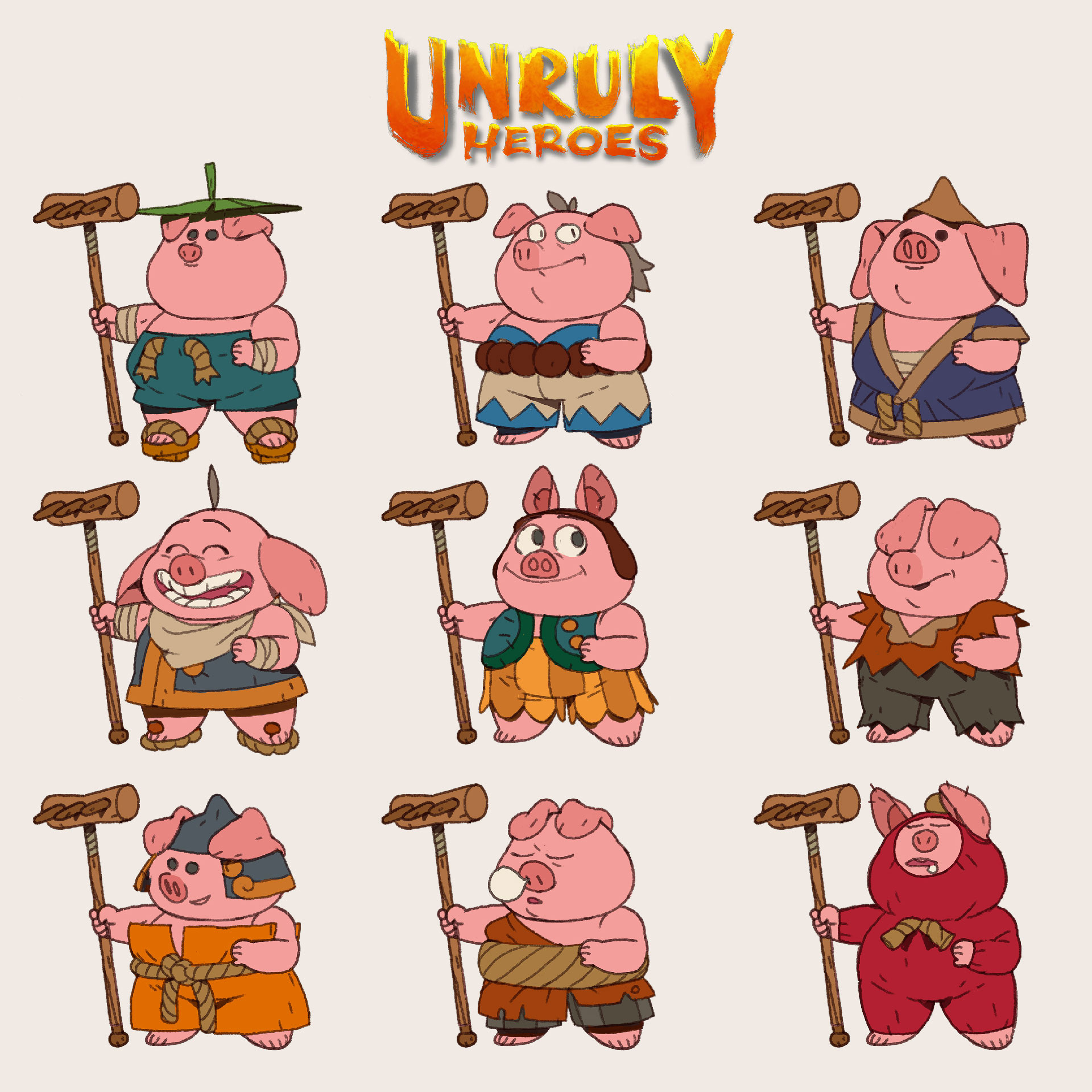 Unruly Heroes - Alexandre Diboine