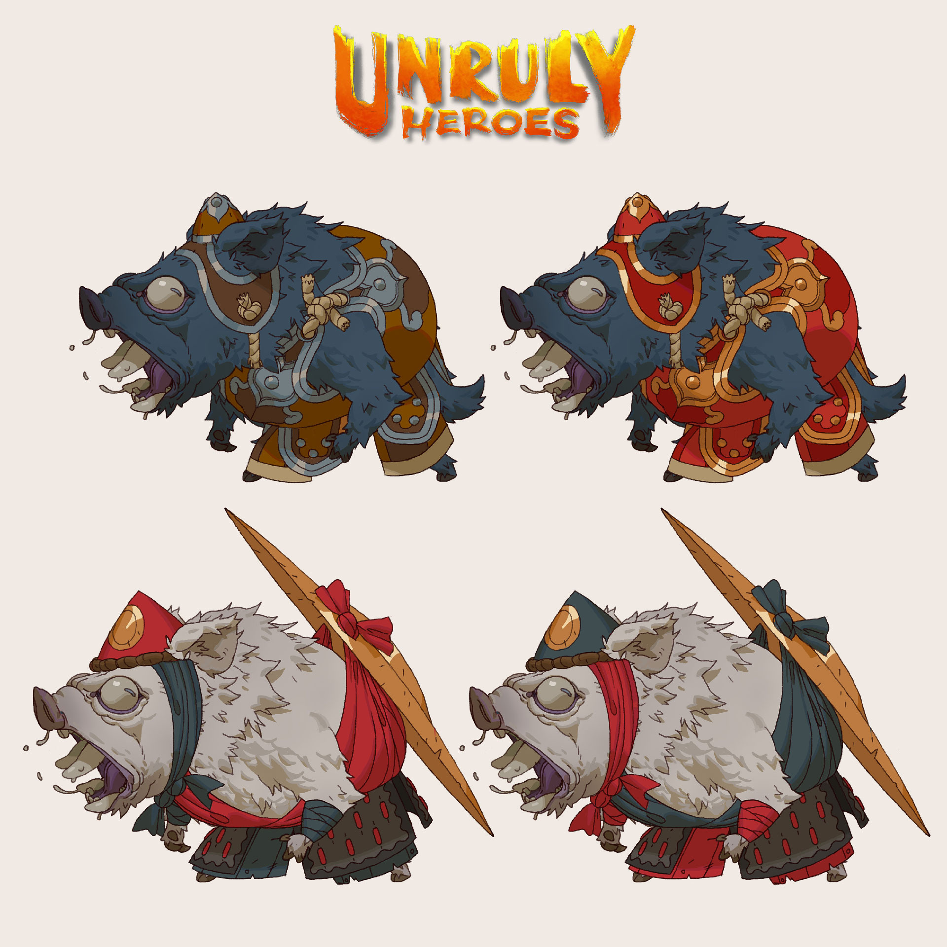 Unruly Heroes - Alexandre Diboine