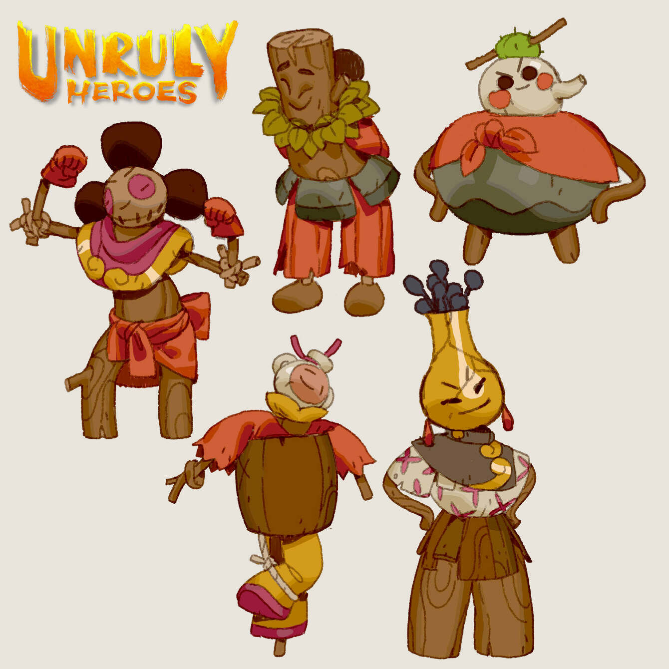 Unruly Heroes - Alexandre Diboine