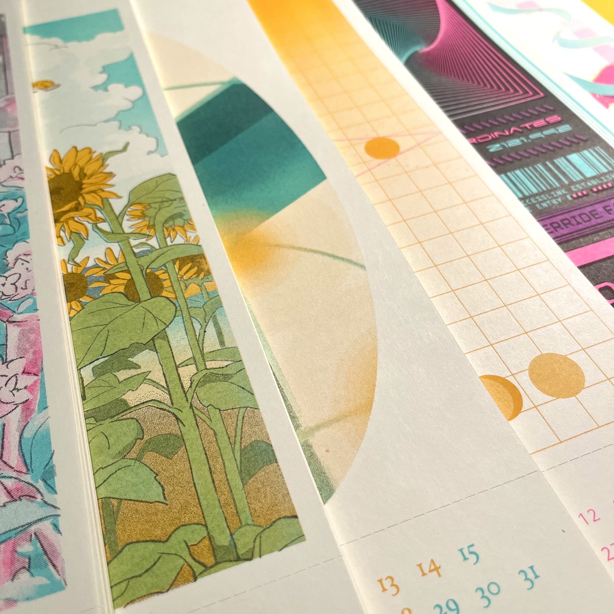 2023 riso wall calendar - a to zee press