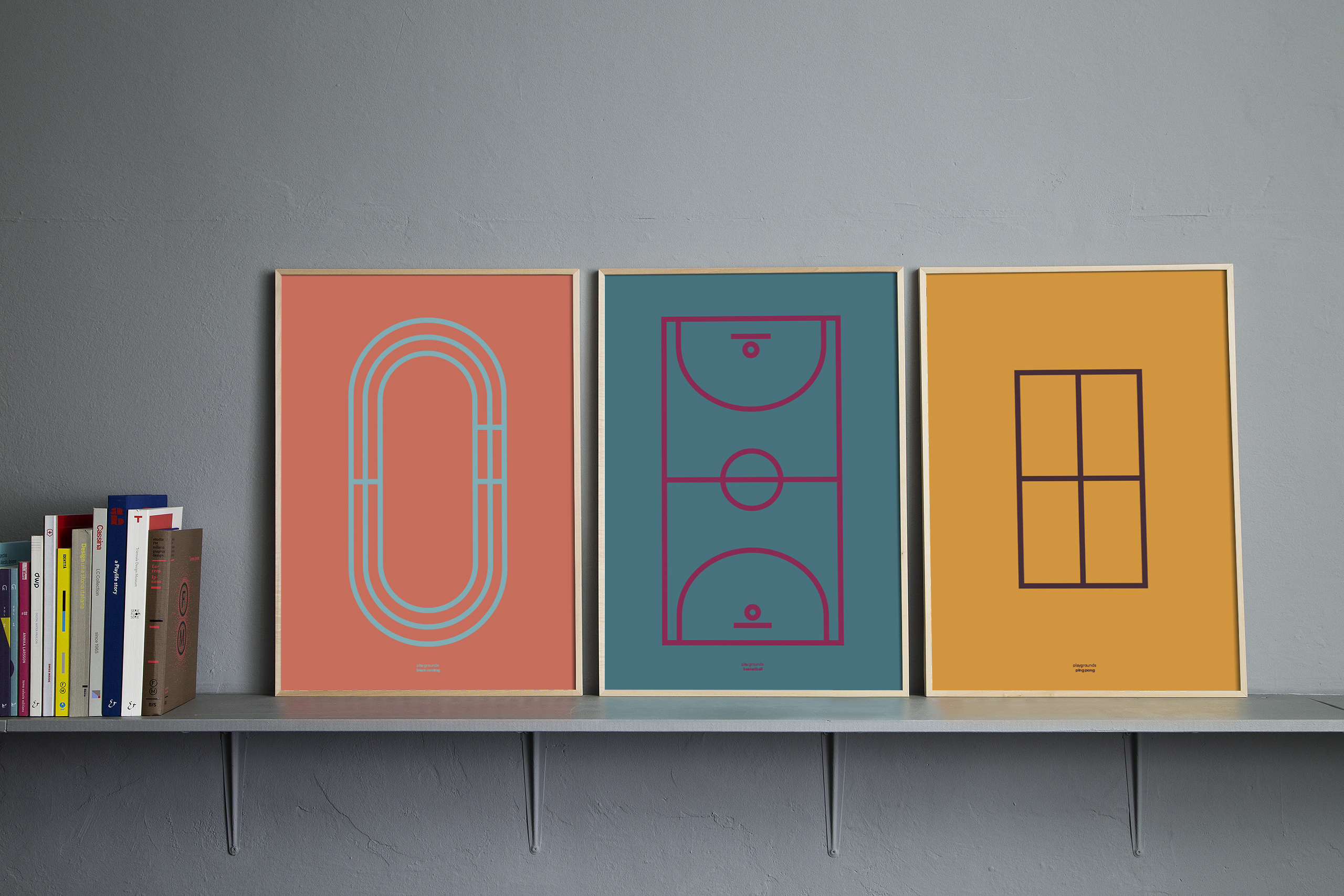 Playgrounds poster series - Luca Terraneo - Graphic Design