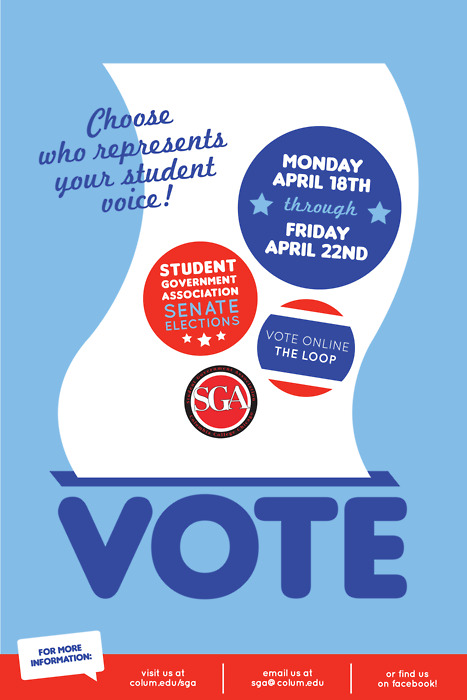 Student Government Association Campaign Posters - kdennell.com