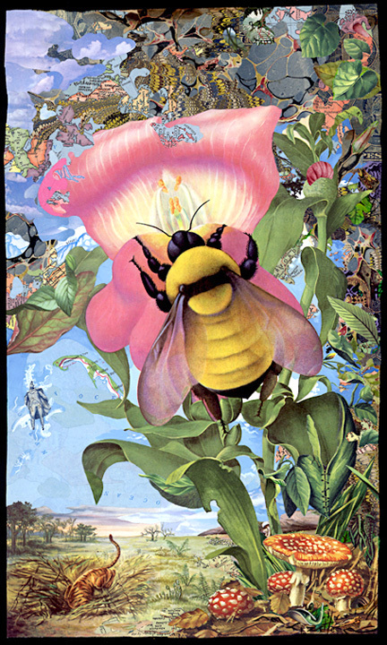 Eric Knight : Pen & Ink and Collage