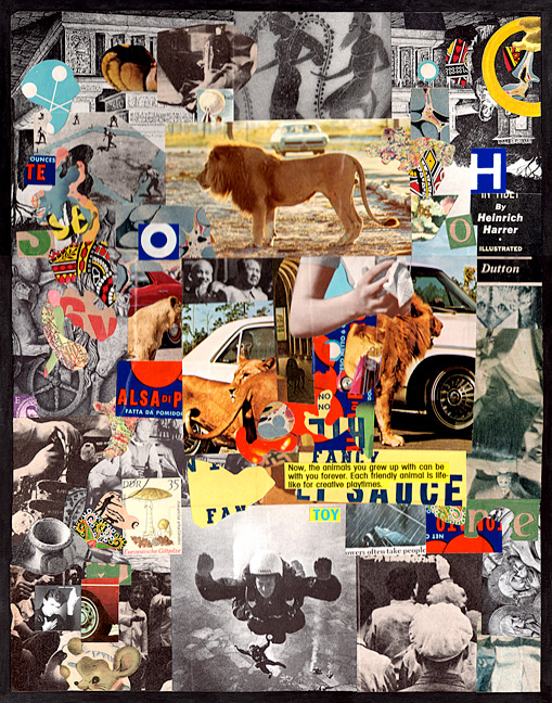 Eric Knight : Pen & Ink and Collage