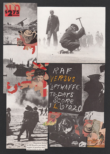 Eric Knight : Pen & Ink and Collage