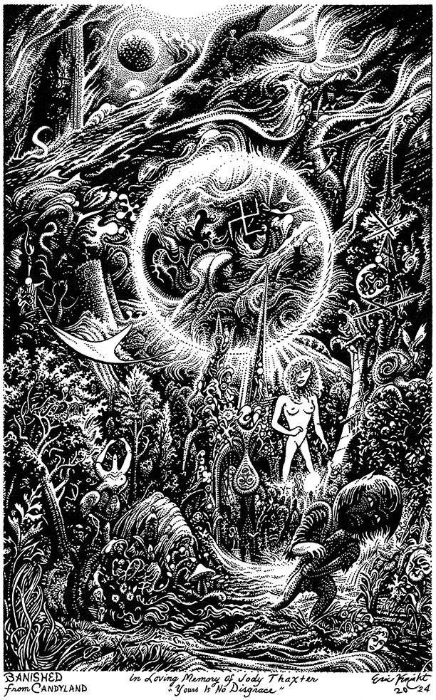 Eric Knight : Pen & Ink and Collage