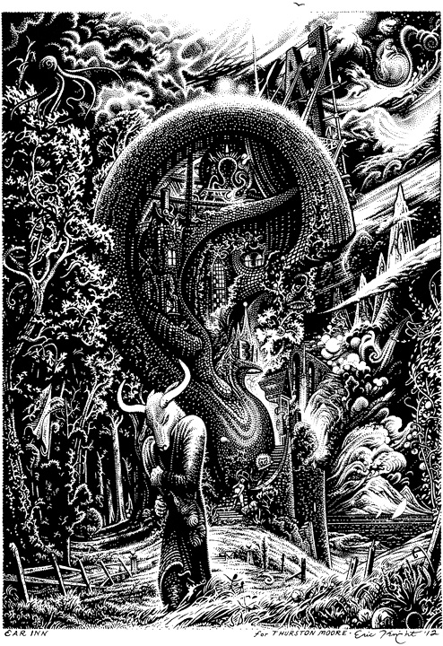 Eric Knight : Pen & Ink and Collage