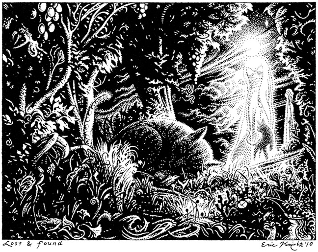 Eric Knight : Pen & Ink and Collage