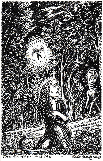 Eric Knight : Pen & Ink and Collage