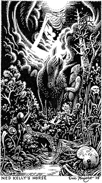 Eric Knight : Pen & Ink and Collage