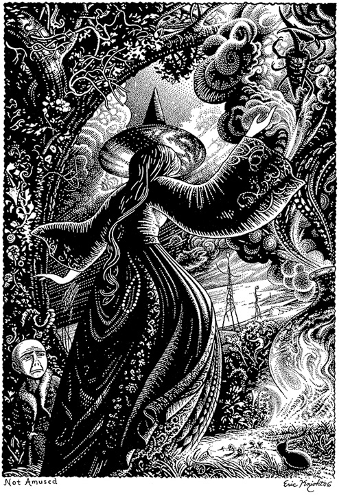 Eric Knight : Pen & Ink and Collage