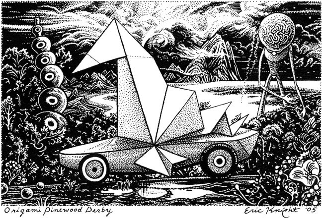 PEN & INK - Eric Knight : Pen & Ink and Collage