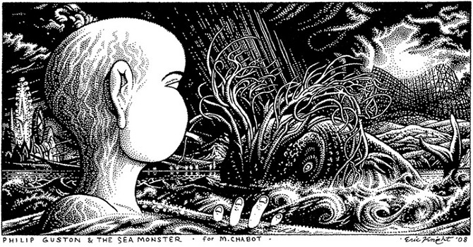 Eric Knight : Pen & Ink and Collage