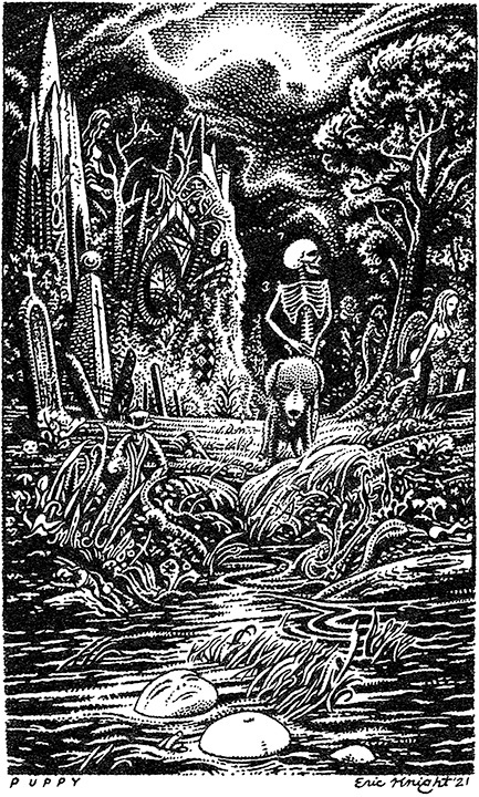 Eric Knight : Pen & Ink and Collage