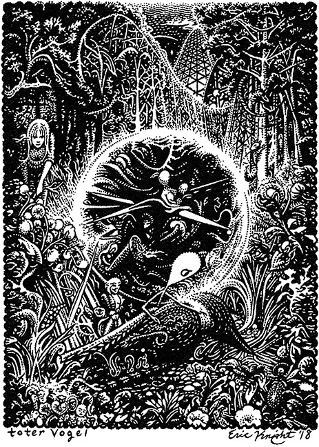 Eric Knight : Pen & Ink and Collage