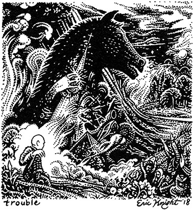 PEN & INK - Eric Knight : Pen & Ink and Collage